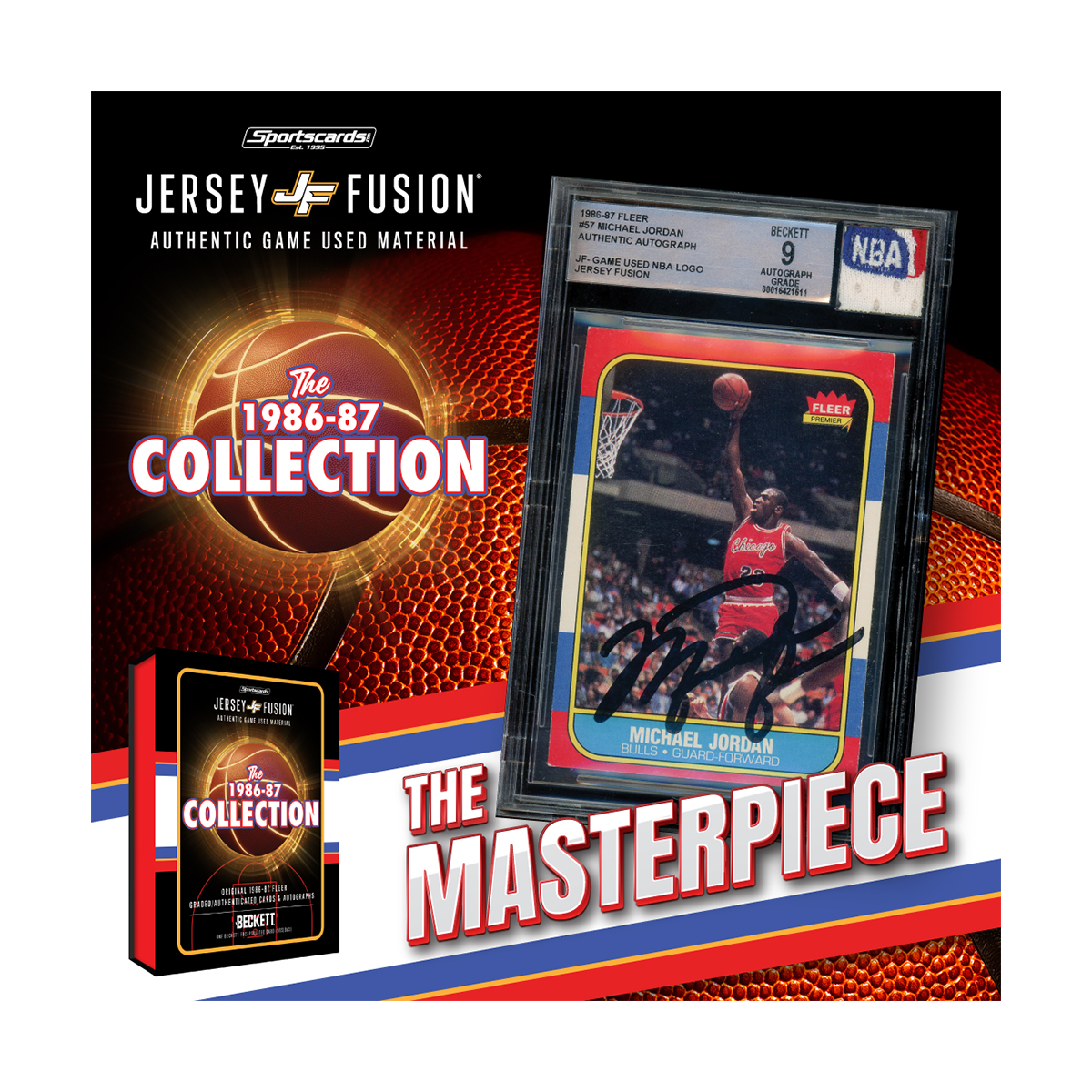 Jersey Fusion - Fleer 1986-87 NBA Collection Display EN