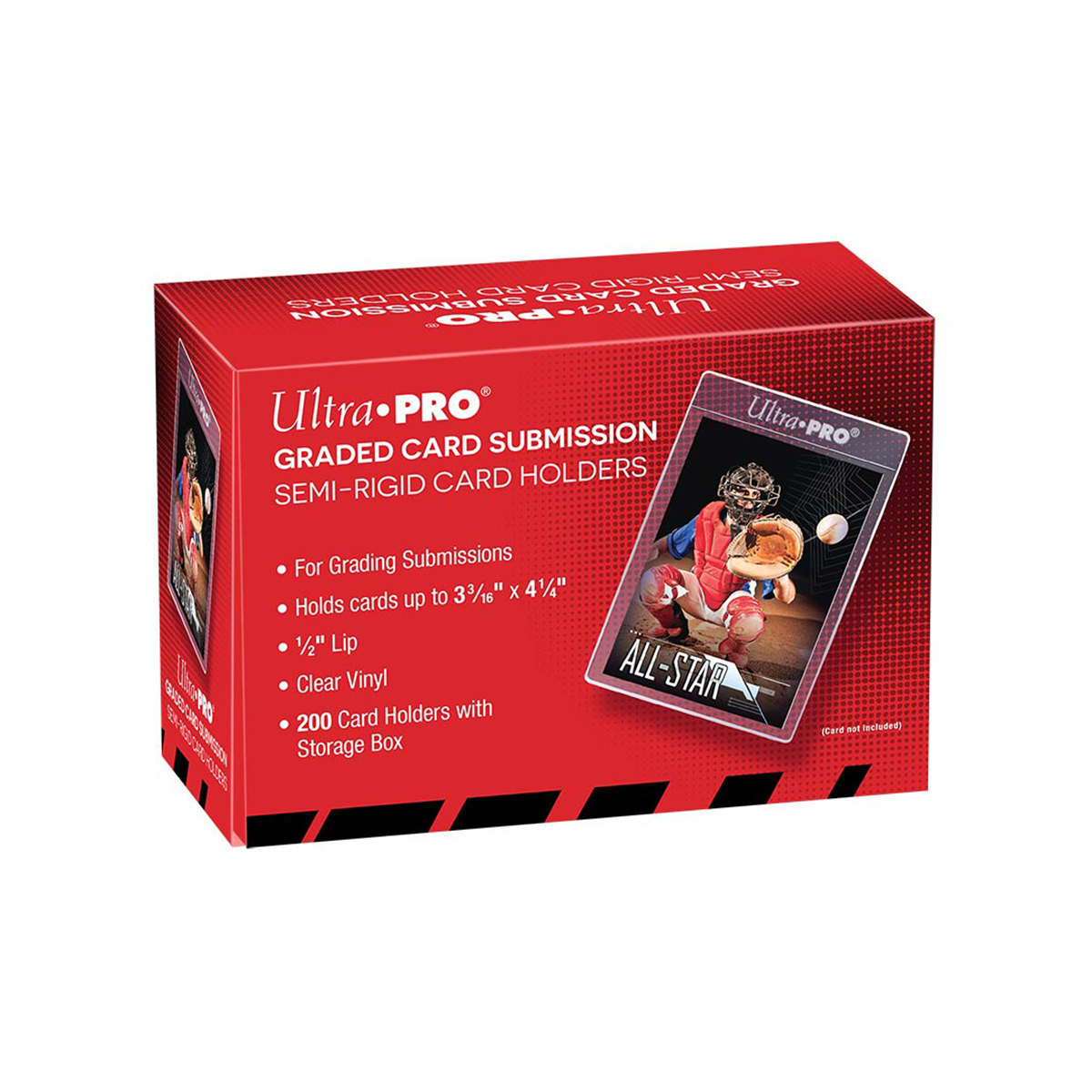 Ultra PRO Semi-Rigid 1/2" Lip Tall Sleeves 200ct