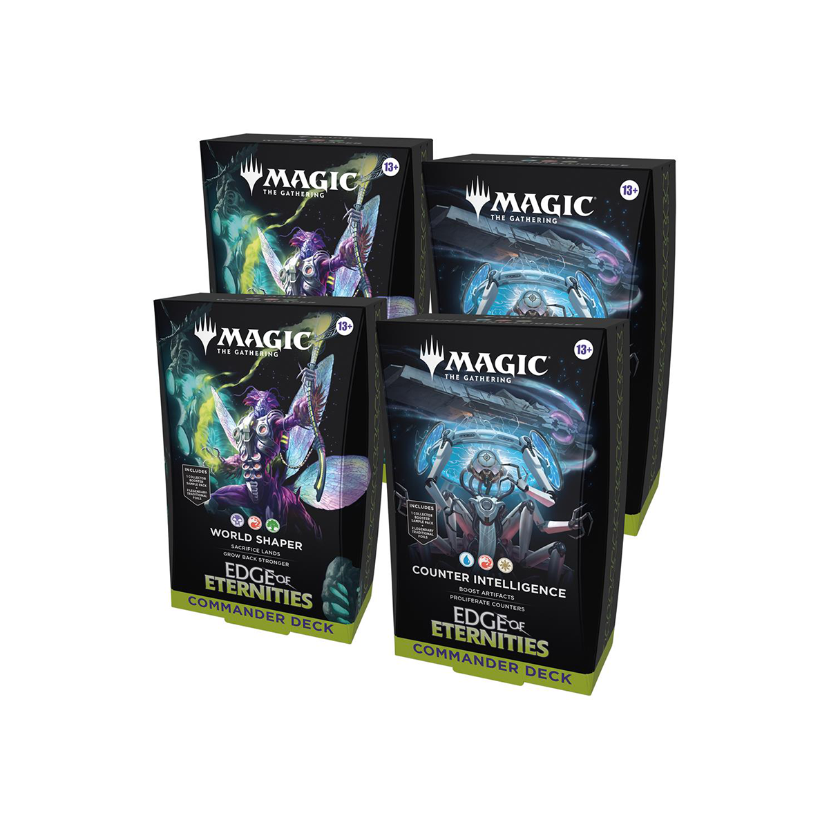 MTG - Edge of Eternities: Commander Deck Display (4 Decks) DE