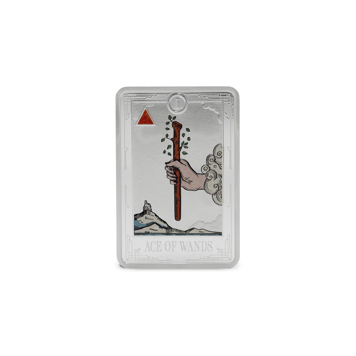 AGORO - Minor Arcana - Aces - Ace of Wands 1 oz Silber